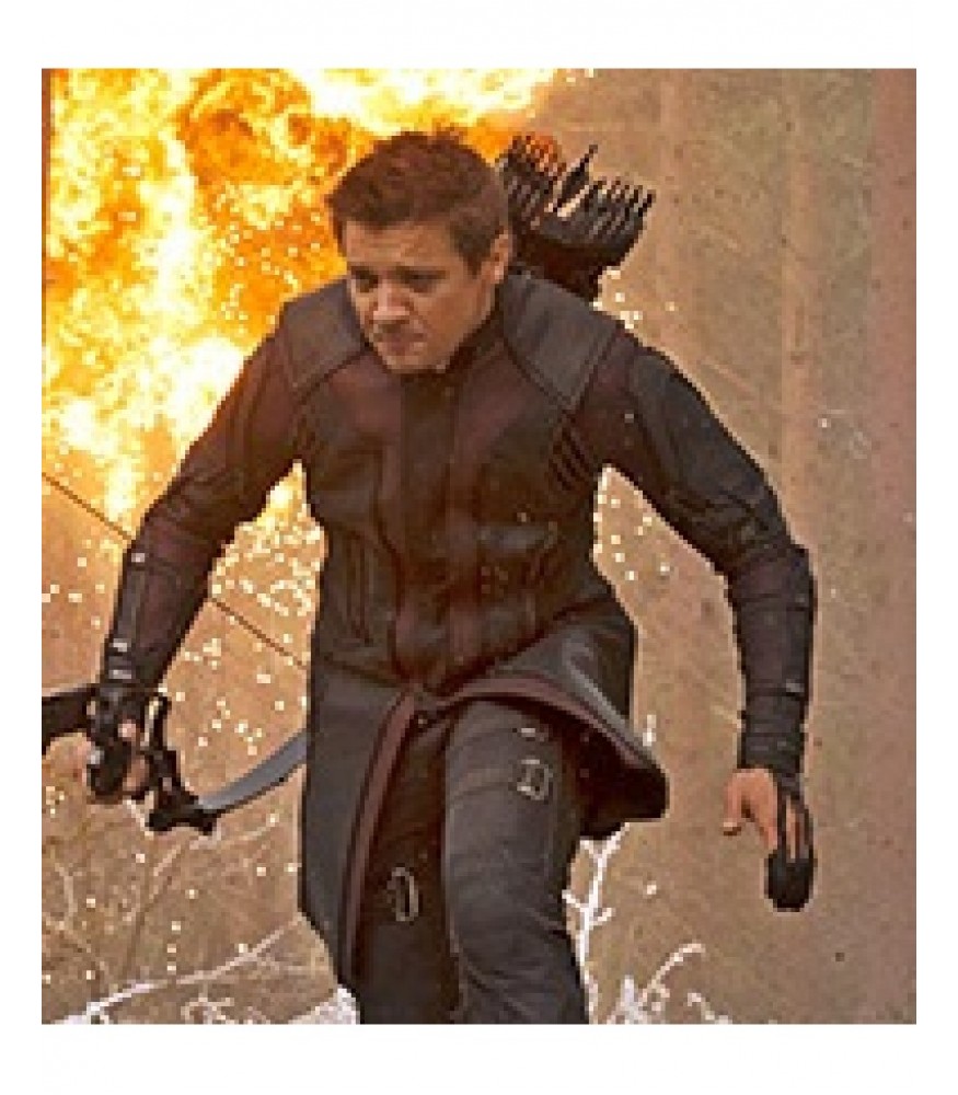 Avengers Age Of Ultron Hawkeye (jeremy Renner) Coat