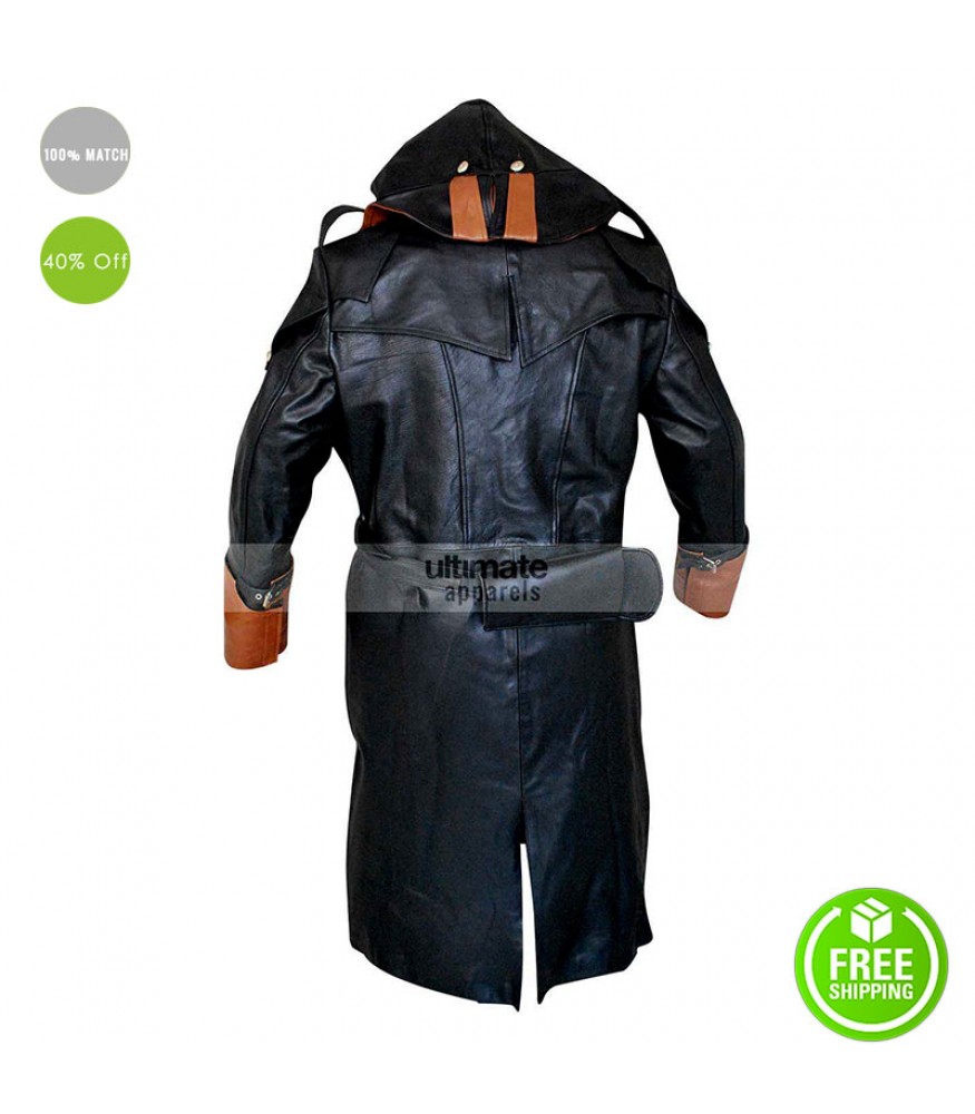 Assassins Creed Unity Arno Dorian Costume Trench Coat