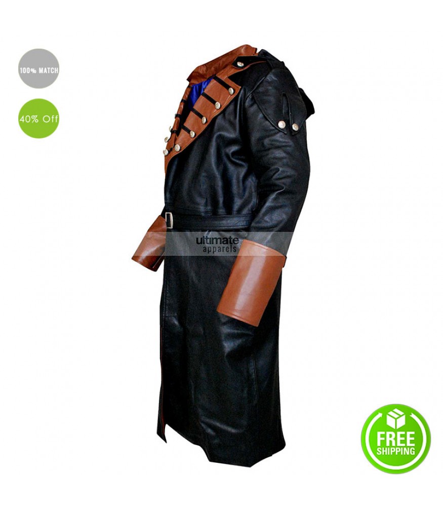 Assassins Creed Unity Arno Dorian Costume Trench Coat