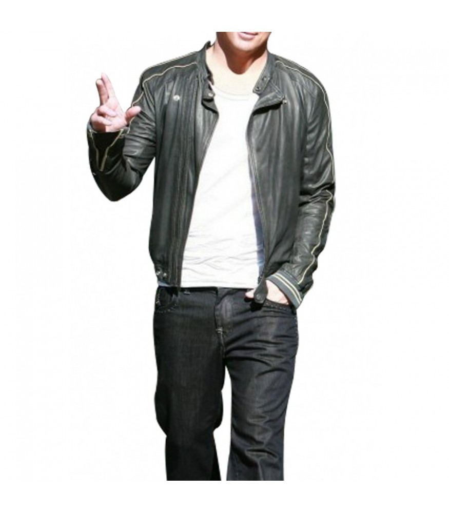 Channing Tatum Biker Style Leather Jacket