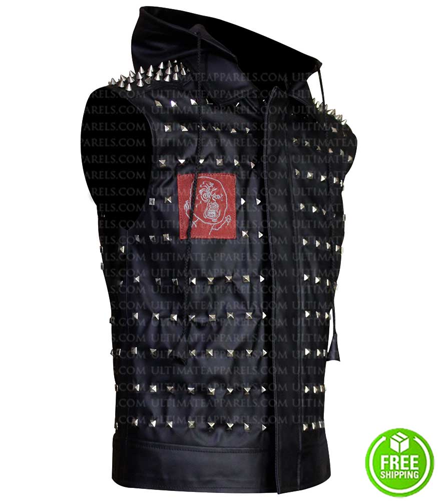 Buy Watch Dogs 2 Wrench Vest | Studded Leather Vest