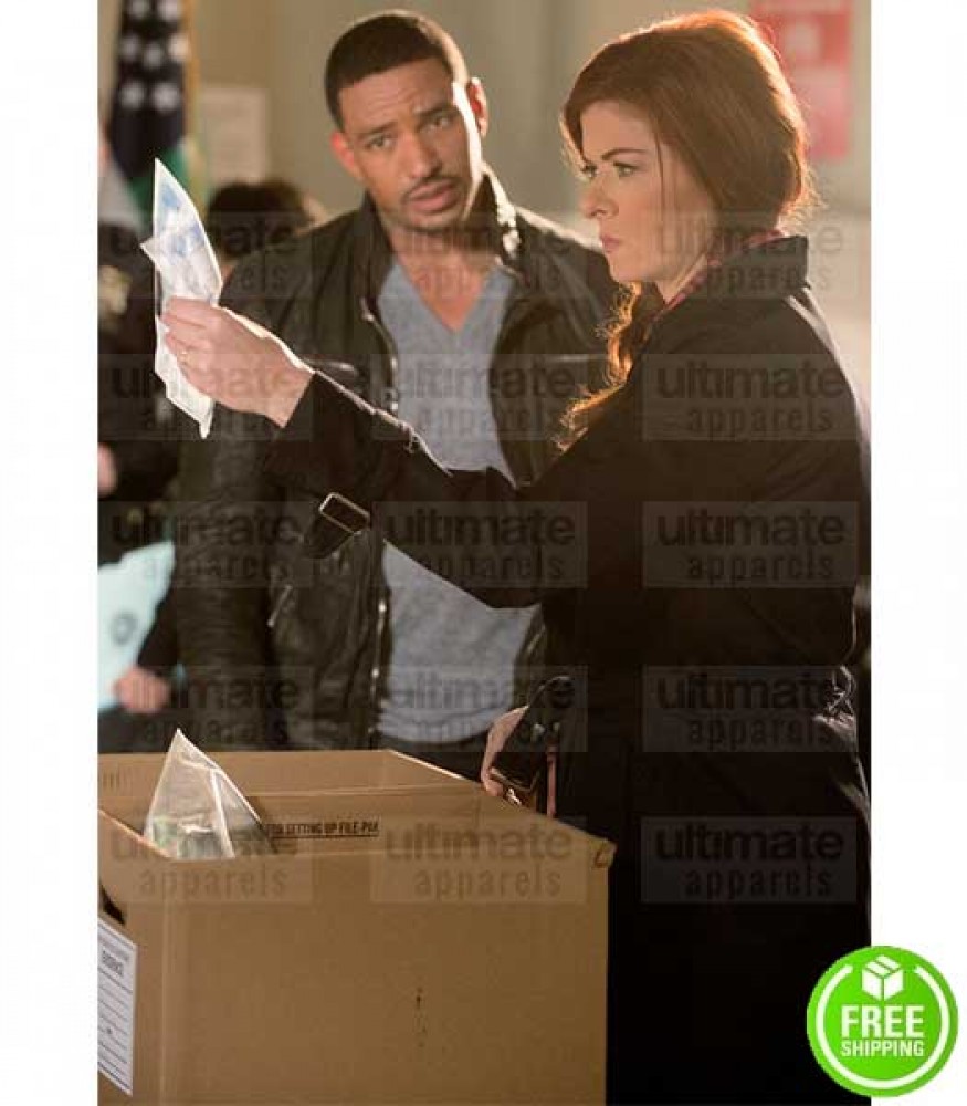 Buy The Mysteries Of Laura Diamond Coat | Debra Messing Coat