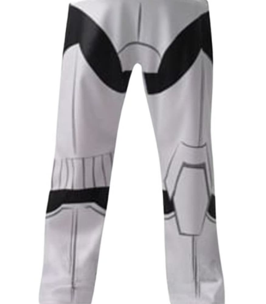 Star Wars Stormtrooper White Leather Jacket Costume | 50%