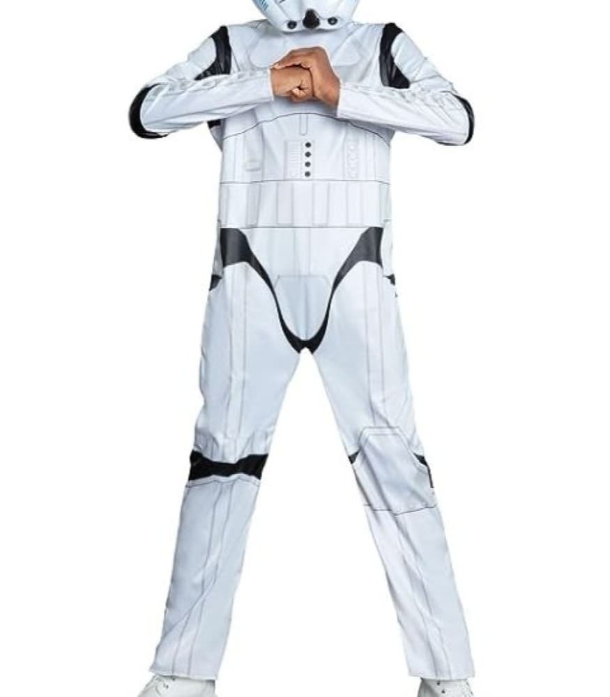 Star Wars Stormtrooper White Leather Jacket Costume | 50%
