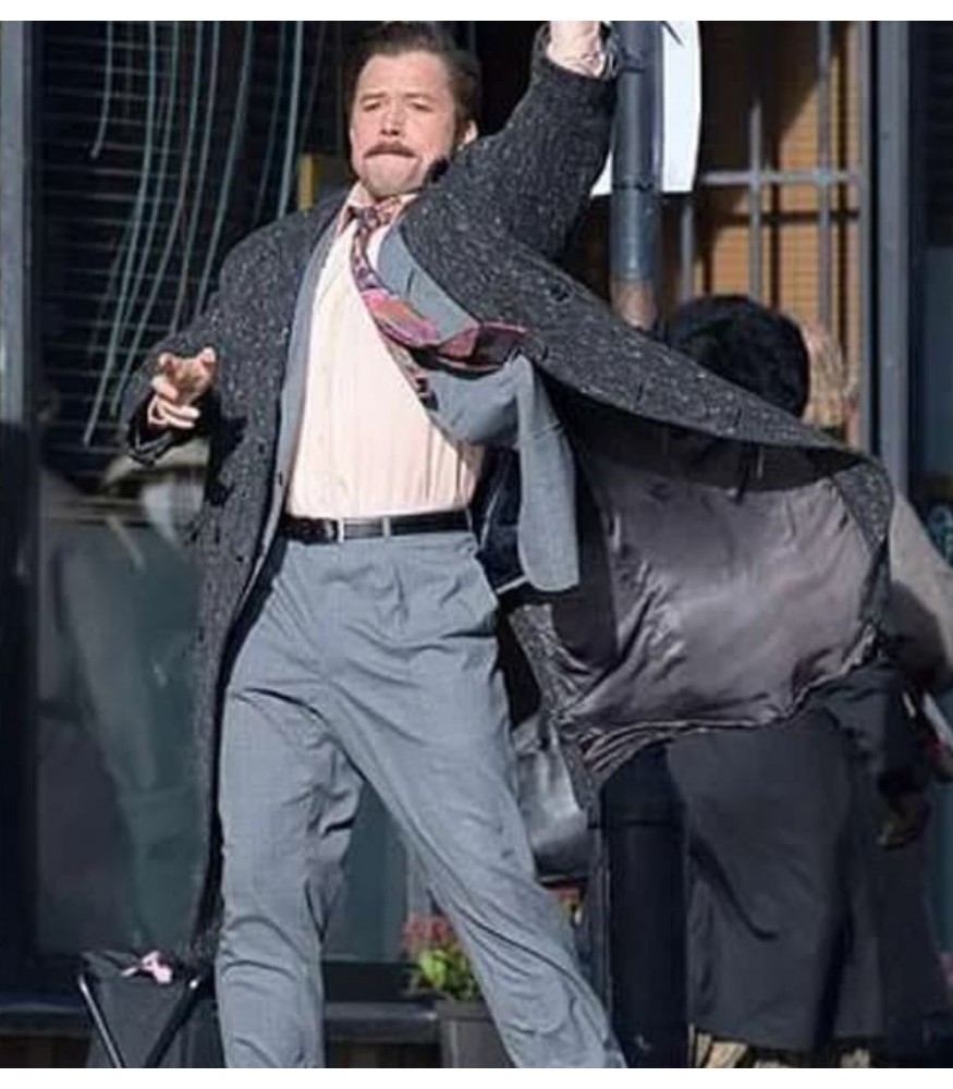 Tetris Taron Egerton Coat | Henk Rogers Costume