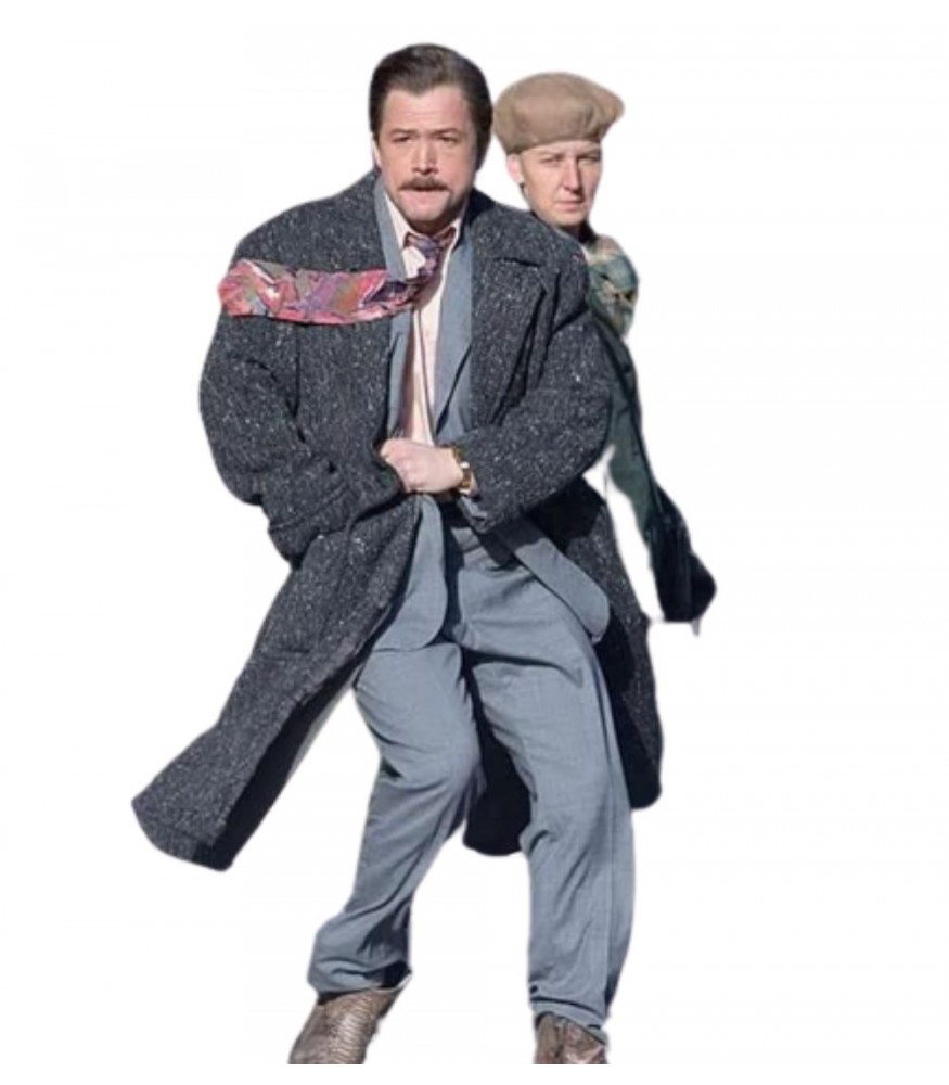 Tetris Taron Egerton Coat | Henk Rogers Costume