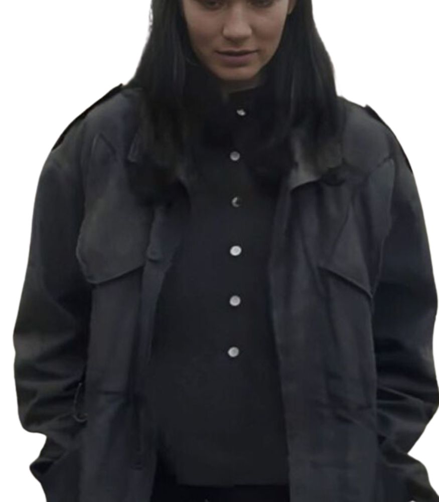 The Adults Rachel Black Jacket | Hannah Gross Cotton Jacket