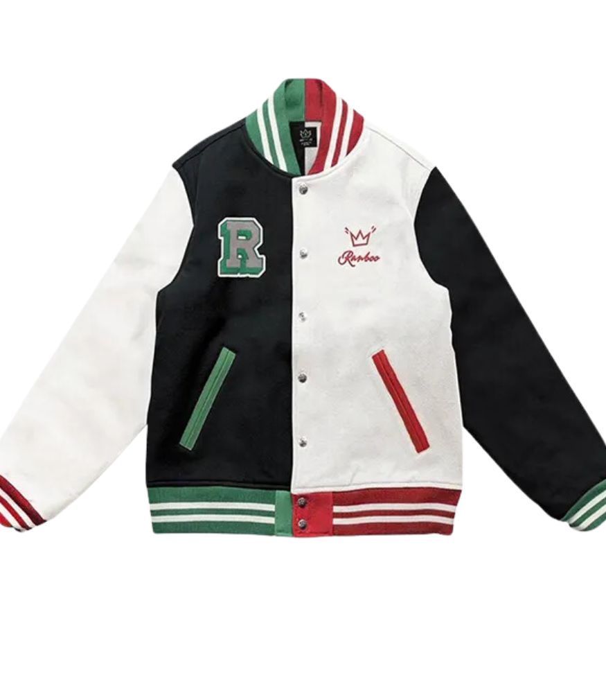 Ranboo Wool Varsity Jacket | Multi-color Varsity Jacket