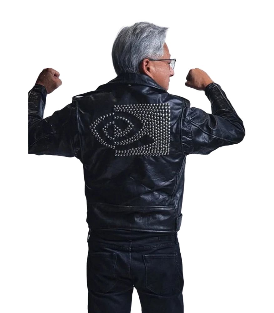 Jensen Huang Erl Jacket | Nvidia Ceo Biker Jacket