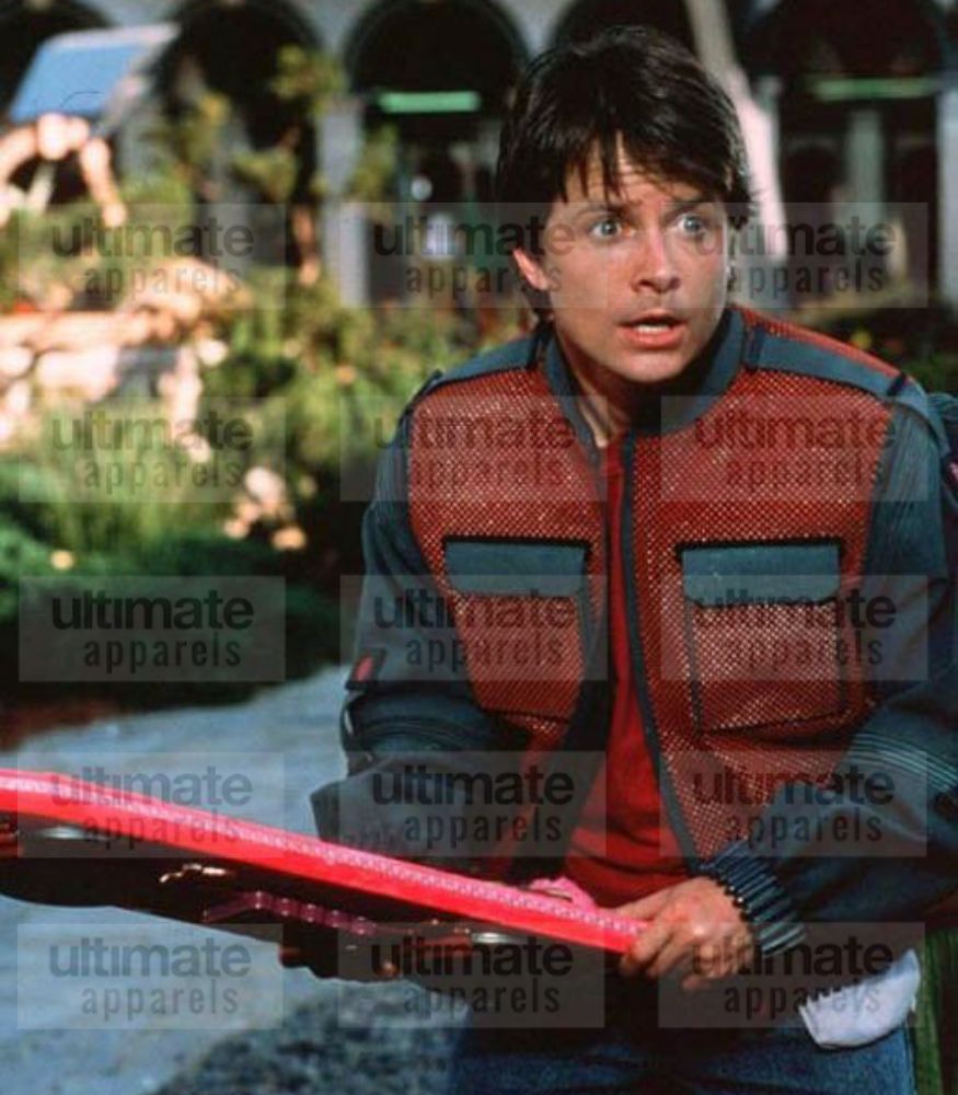 Back To The Future 2 Leather Jacket | Marty Mcfly Leather Outfit