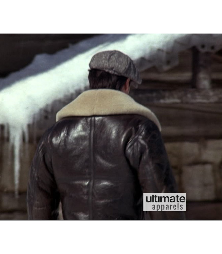 Buy Rocky 4 Balboa Sylvester Stallone Bomber Shearling Jacket